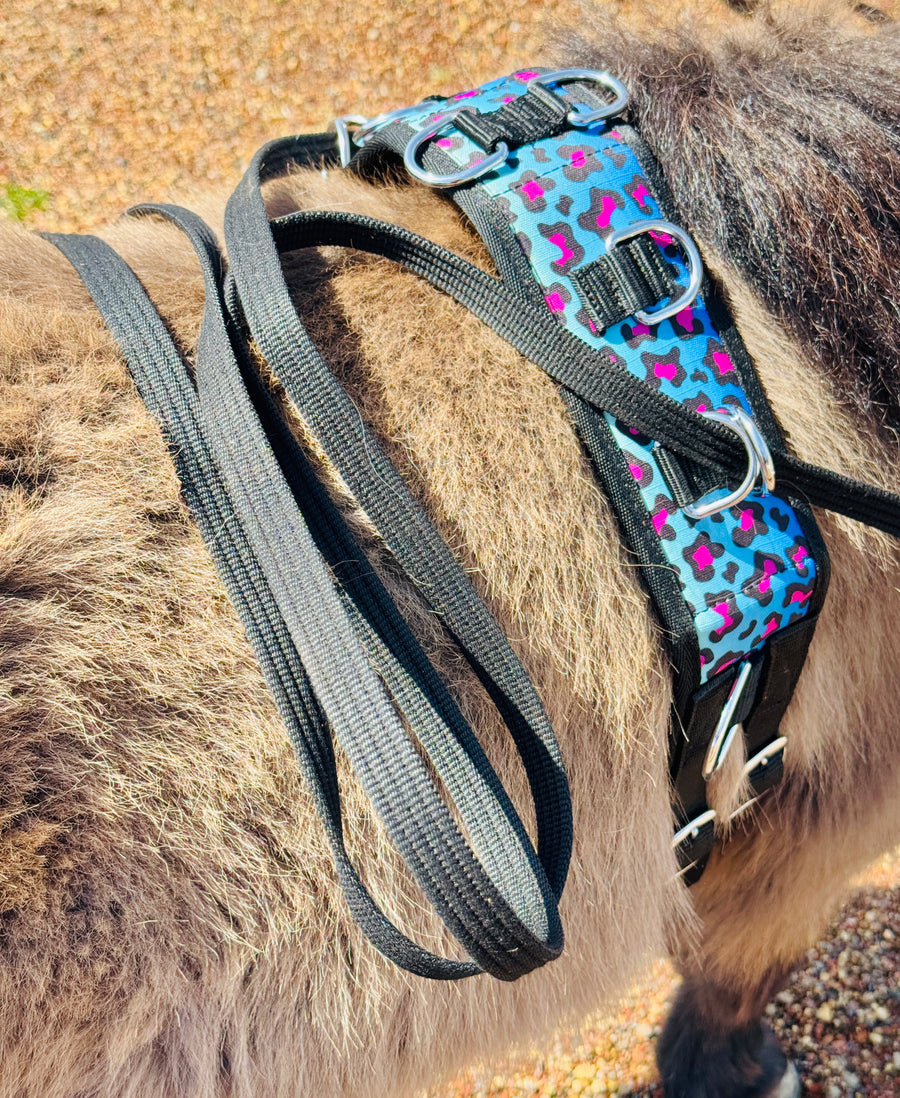 Miniature Horse-Pony Ground Driving Surcingle/Reins Set