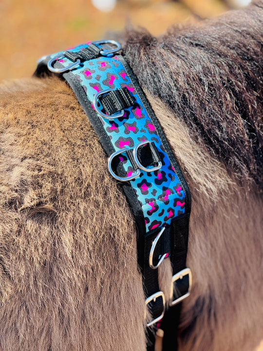 Miniature Horse-Pony Ground Driving Surcingle/Reins Set