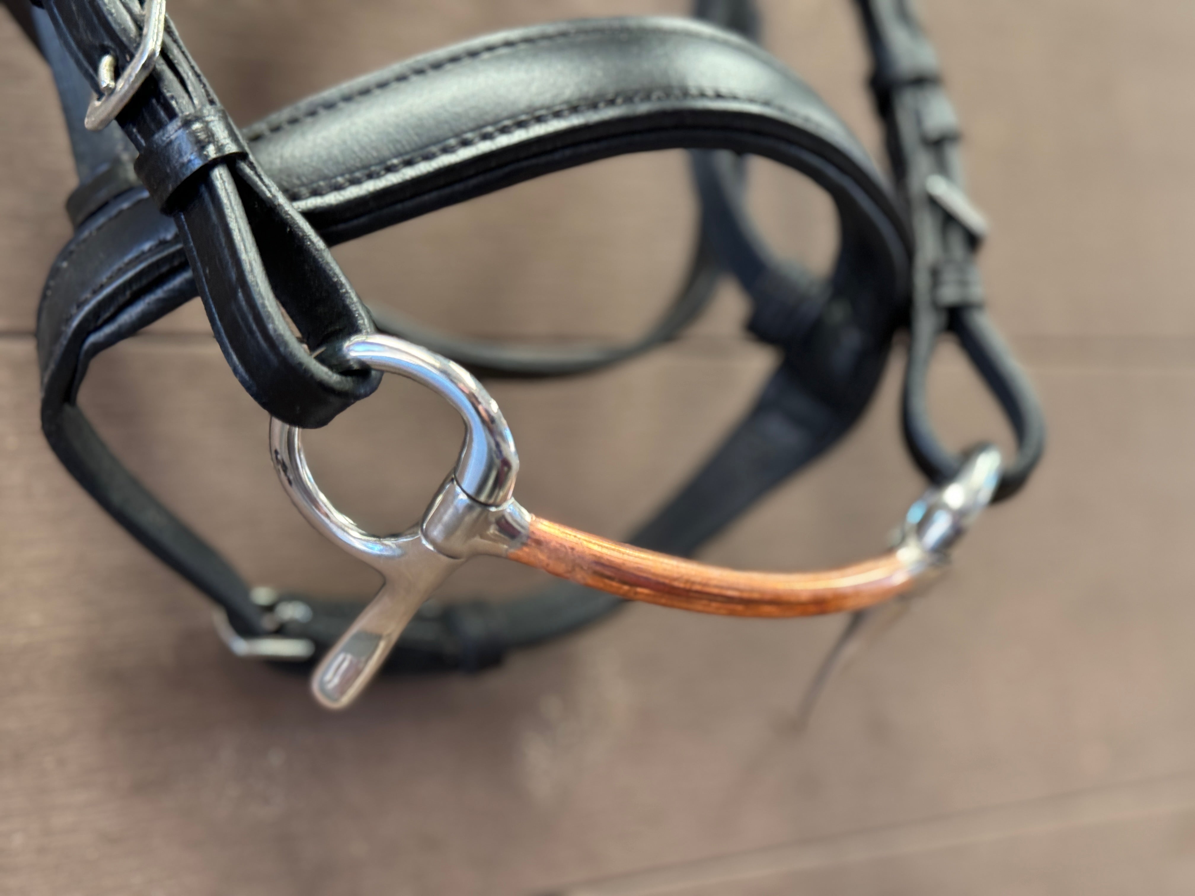 Mullen Copper Mouth Bit - 3.5" for Miniature Horses